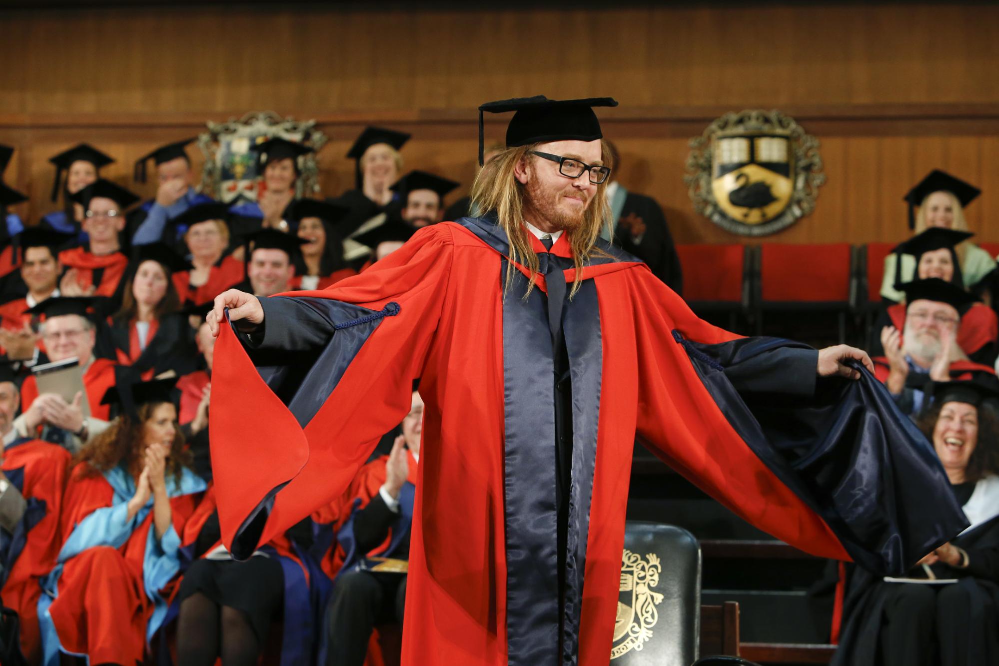 Tim Minchin UWA Address 2013 happiness life lessons doctor arts science